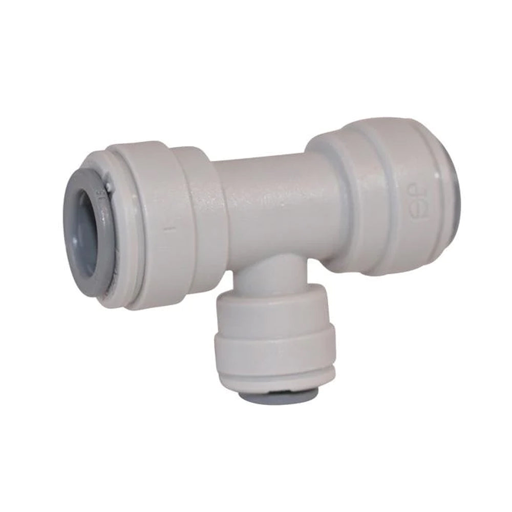 John Guest Union Tee 3/8"x 3/8" x 1/4" QC Union Tee– Water-Softeners-Filters.com