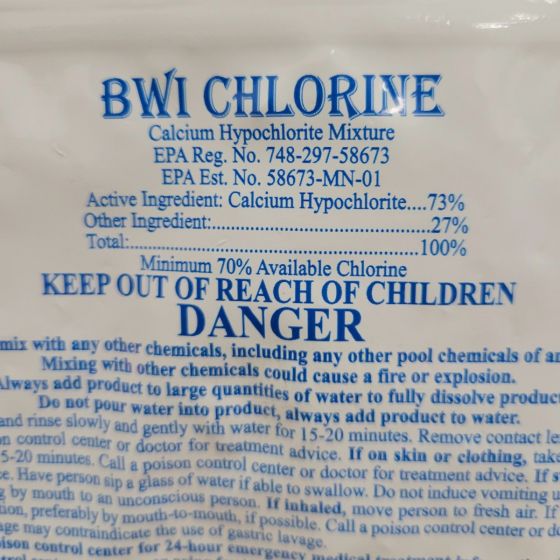BWI Chlorine Pellets - 2.2 lb bag Well Pro Systems Only– Water ...