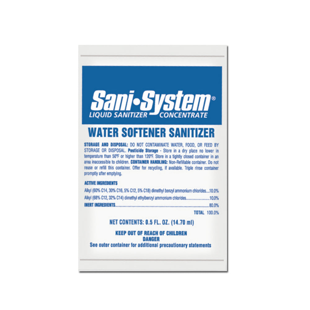 Sani-System Water Softener Liquid Concentrate Sanitizer– Water ...
