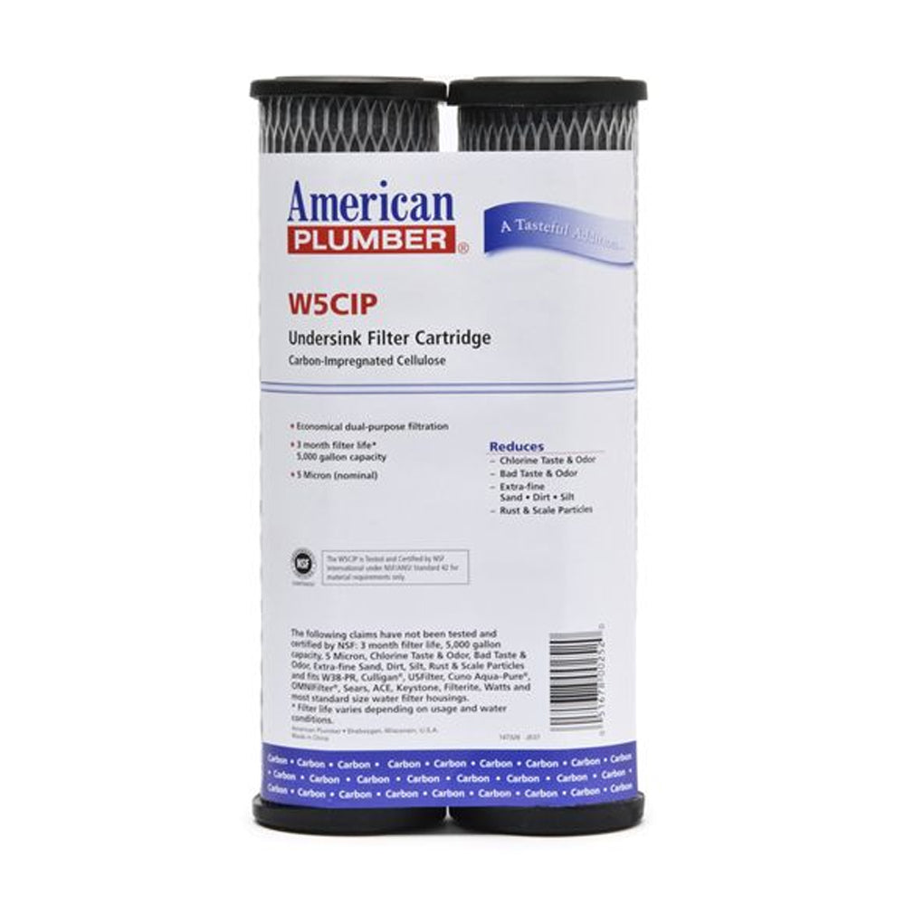 American Plumber W5CIP Undersink Filter Replacement Cartridge (2-Pack ...