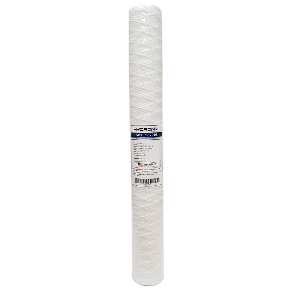 Hydronix SWC-25-2010 String Wound Sediment Water Filter - Case of 20– Water-Softeners-Filters.com