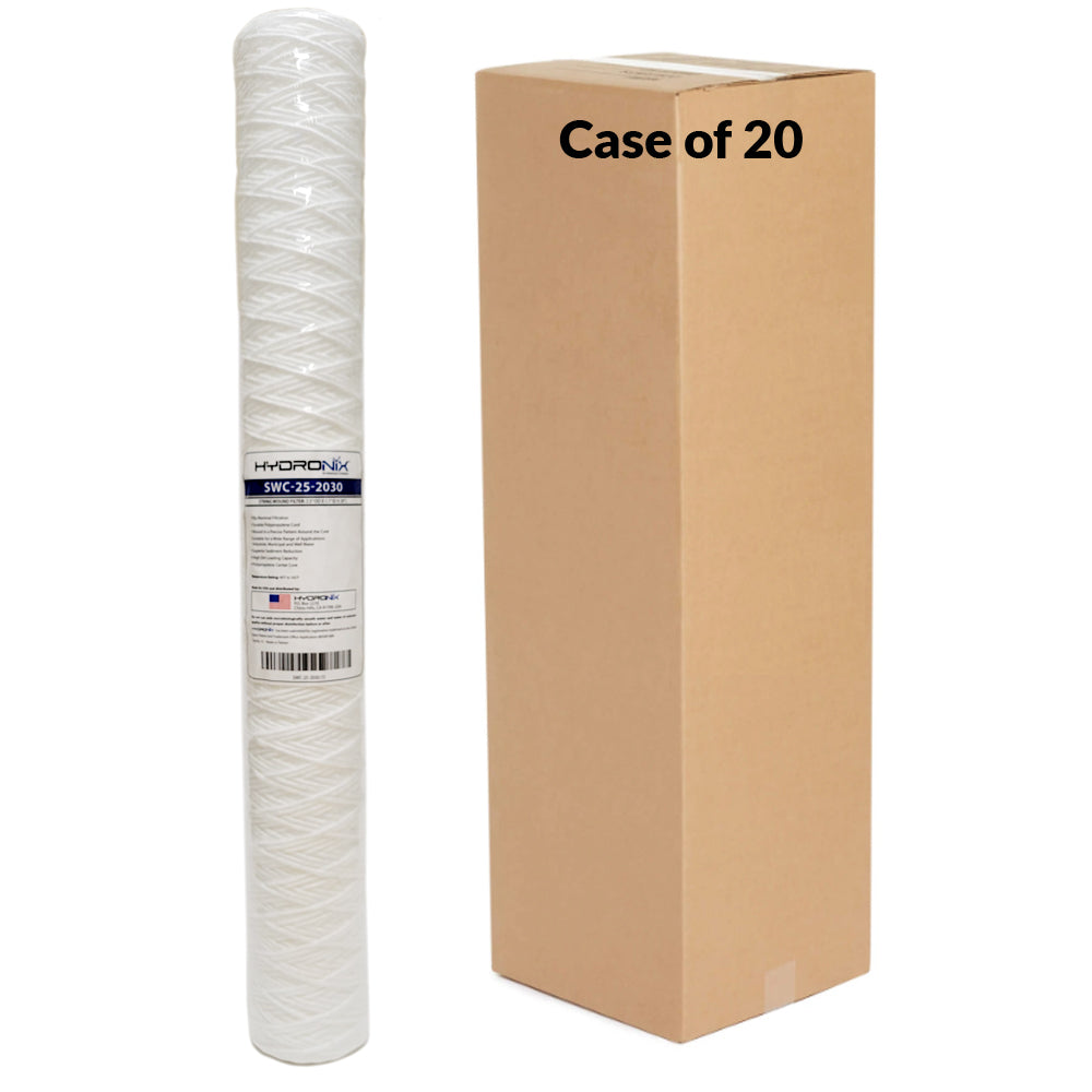 Hydronix SWC-25-2030 String Wound Sediment Water Filter - Case of 20 ...