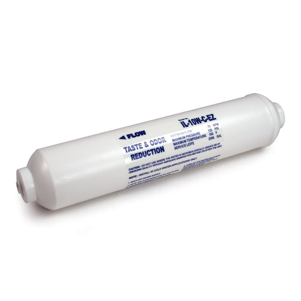 In-Line Coconut GAC Cartridge - Quick Connect– Water-Softeners-Filters.com