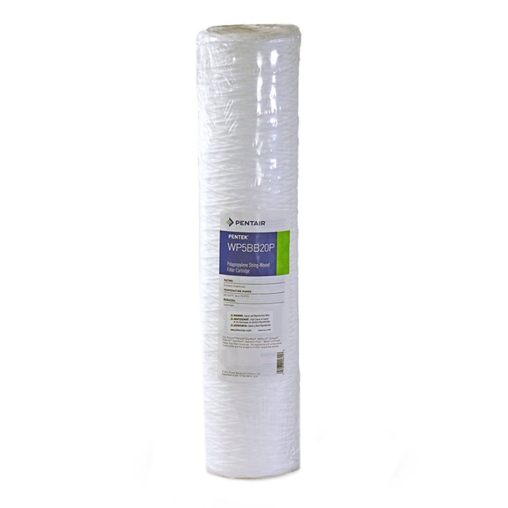 Pentek WP5BB20P Big Blue Polypropylene String Wound Replacement Filter ...