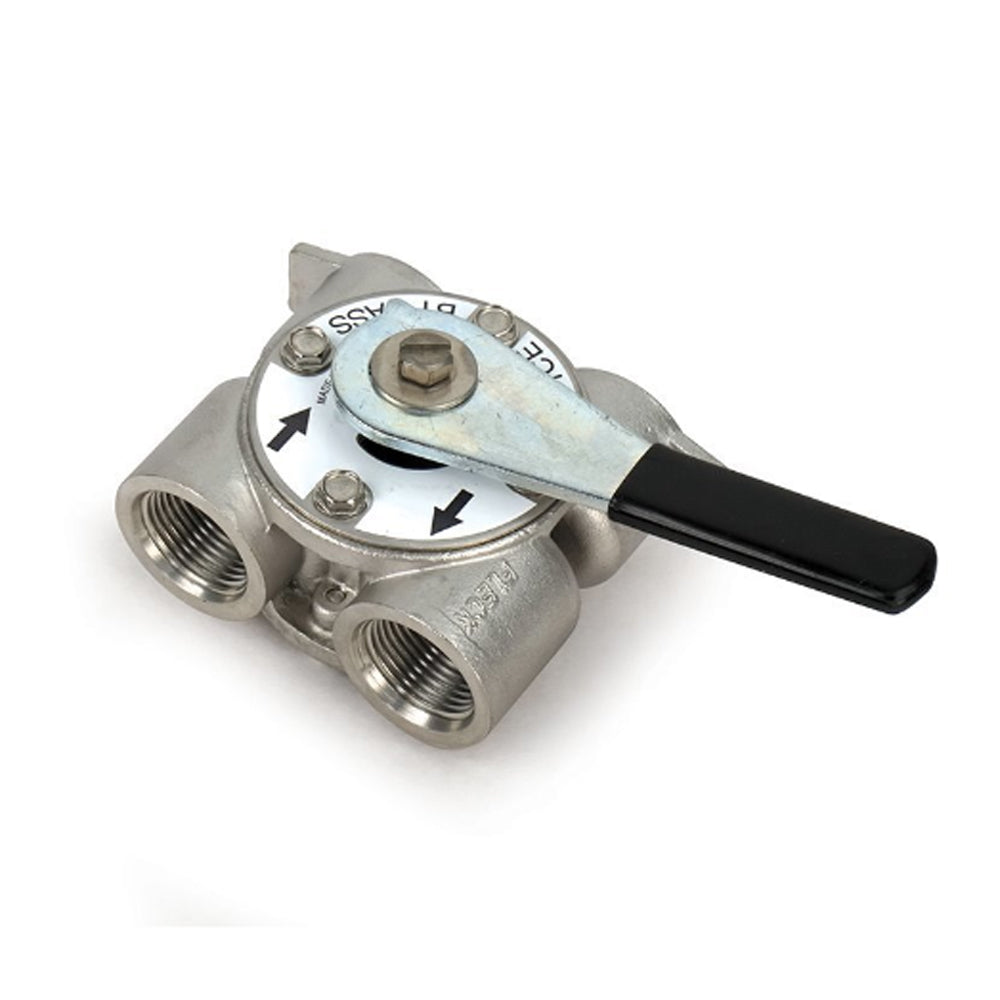 Fleck Stainless Steel Bypass Valve– Water-Softeners-Filters.com